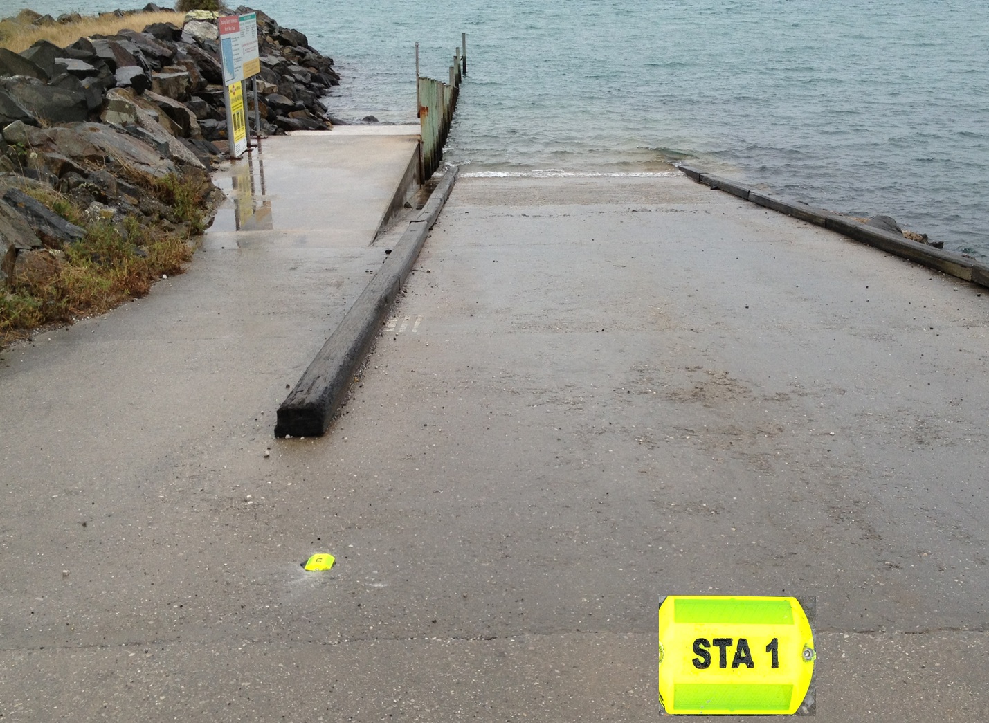 Stanley Boat Ramps GPS Validation Mark - Marine and Safety Tasmania